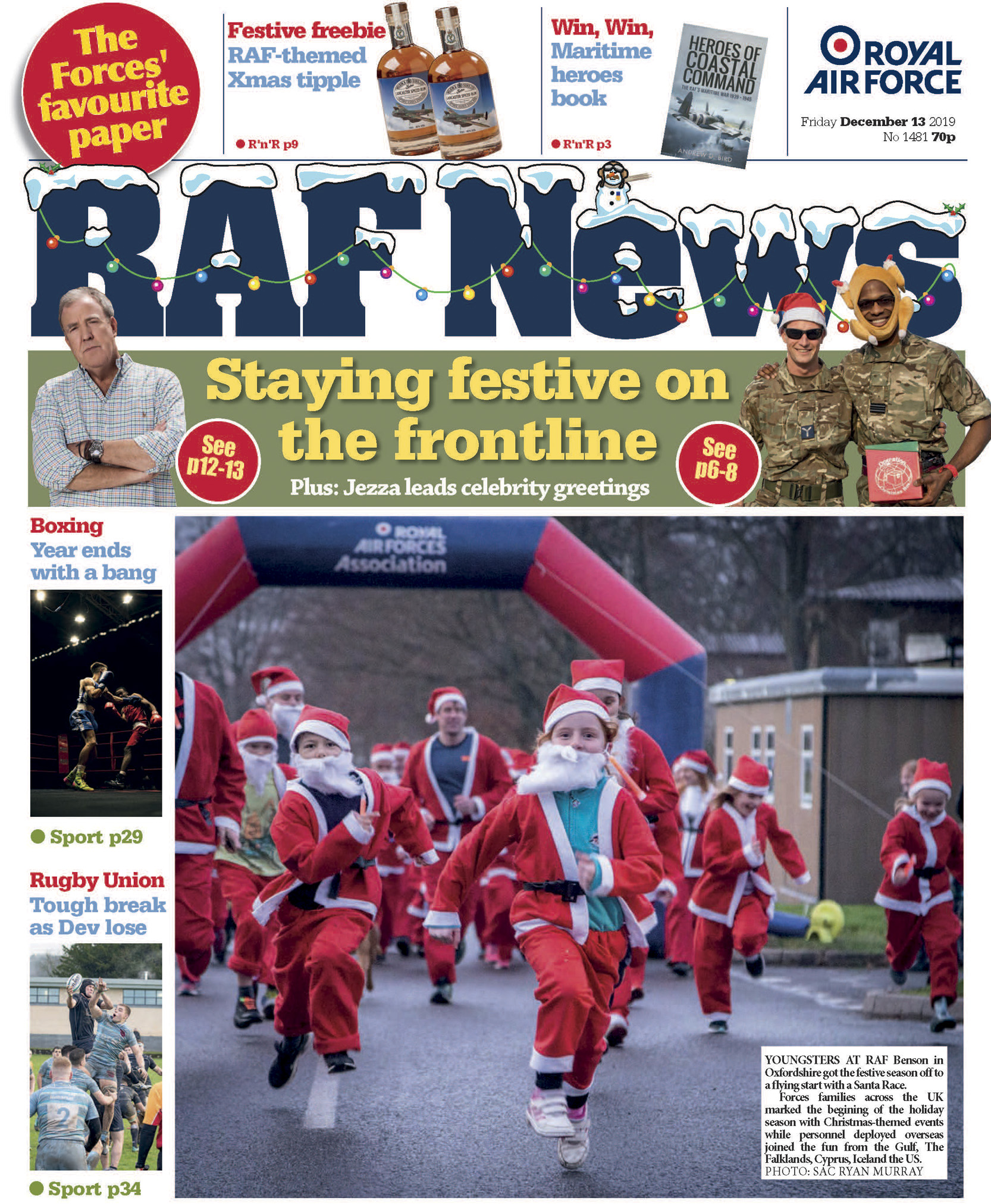 RAF News is the official newspaper of the Royal Air Force, UK.