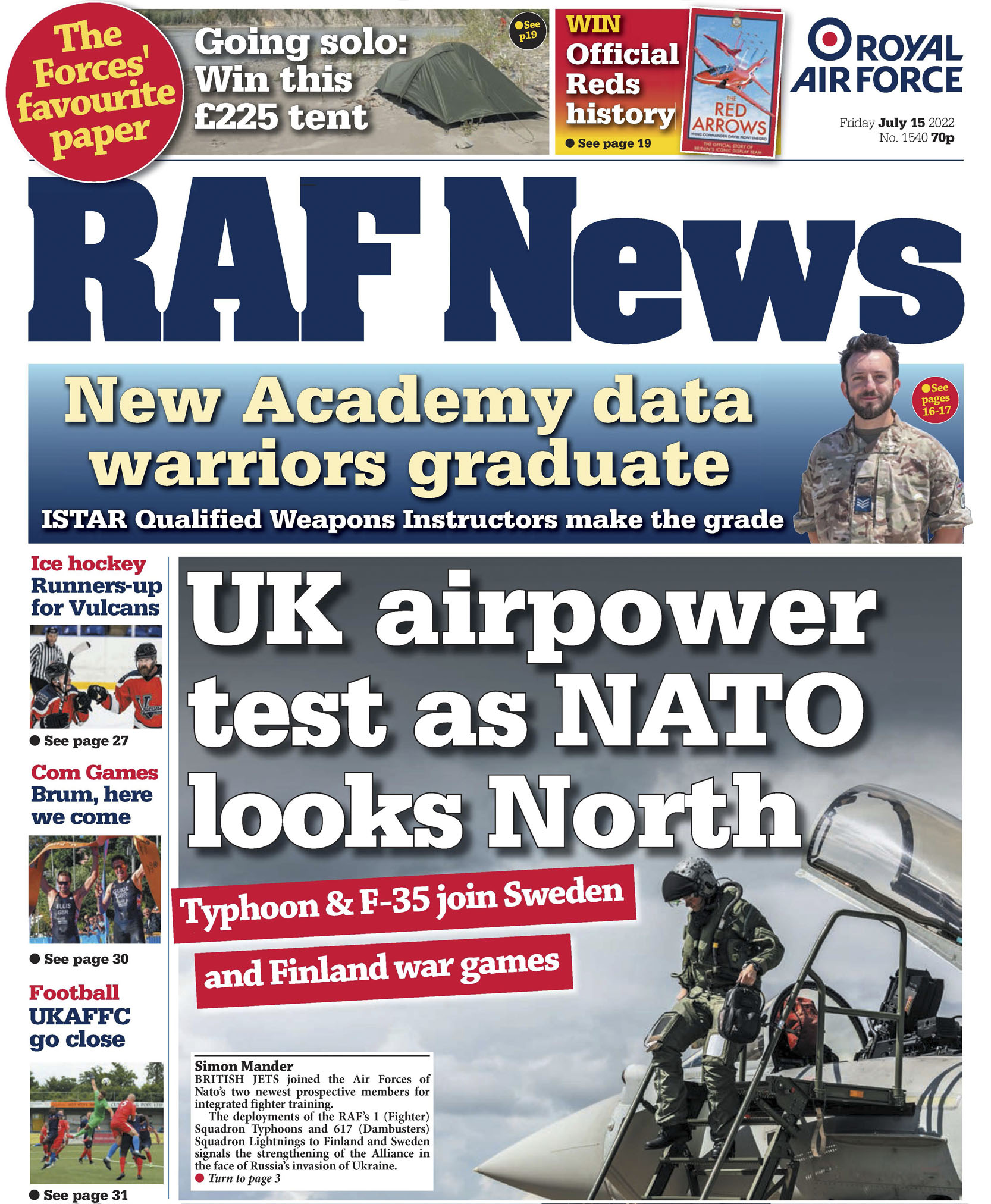 RAF News | Official Voice Of The Royal Air Force